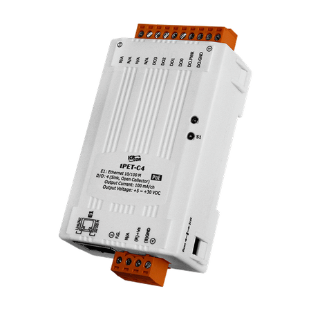 tPET-C4 ICP DAS w Systemy pomiarów i sterowania \ Moduły rozproszonych I/O \ Modbus TCP | guru ...