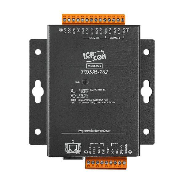 PDSM-762 ICP DAS w Systemy pomiarów i sterowania \ Komunikacja przemysłowa \ Serwery portów ...